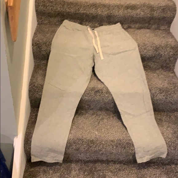 J. Crew | Pants | Mens Light Grey J Crew Linen Pants | Poshmark